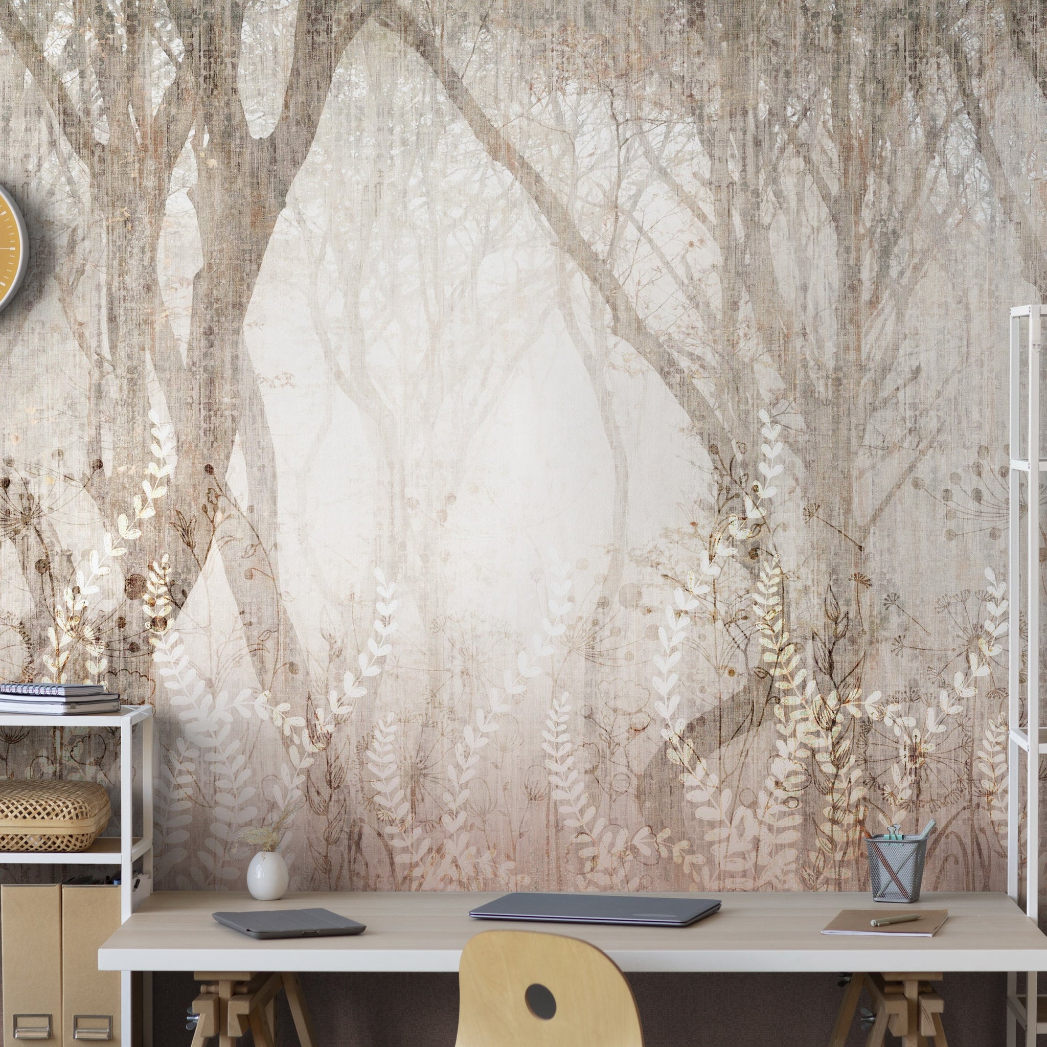 Mystic Canopy: "Aranya" Wallpaper