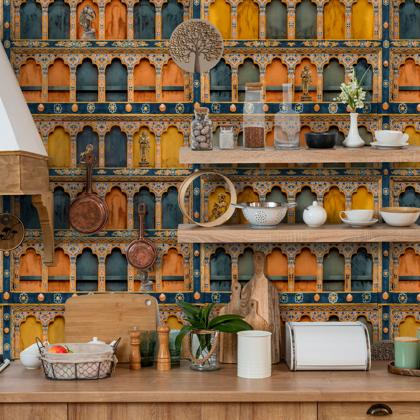 Brahm | Indian Wallpaper | Artisanal Wall Murals